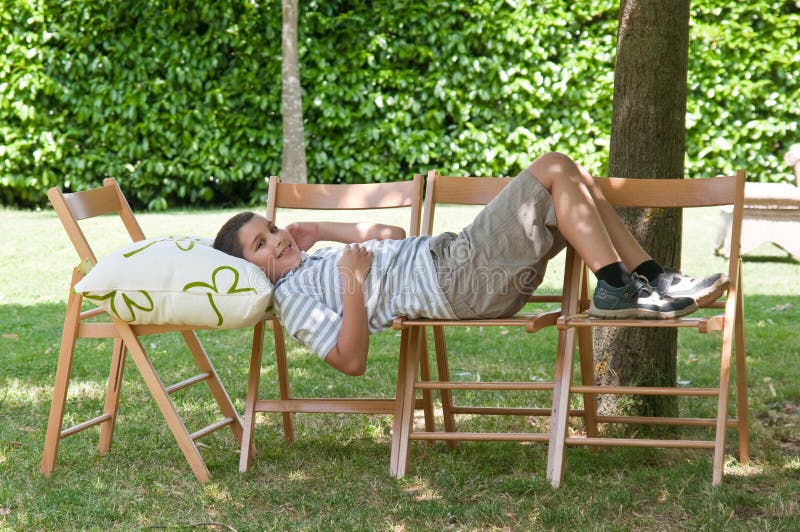 Baby resting lying stock image. Image of resting, summer - 49922071