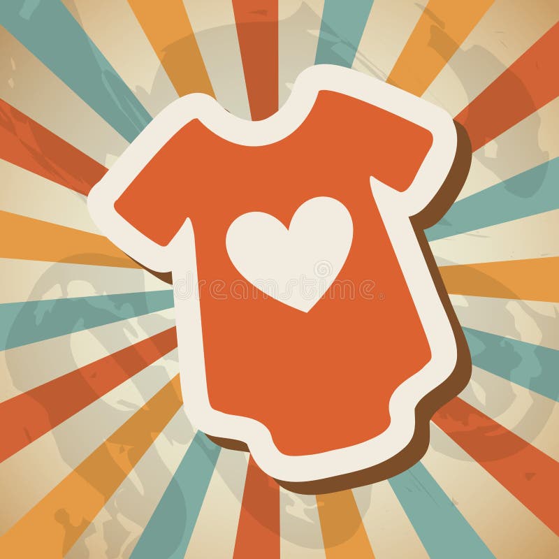 Baby retro collection stock vector. Illustration of newborn - 14838087