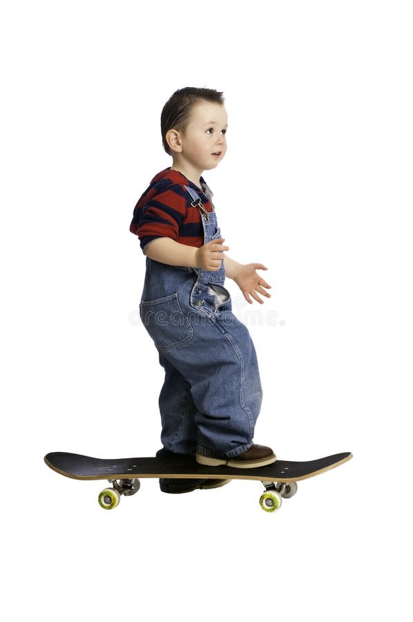 Baby riding a skateboard stock photo. Image of cute, white - 12798542