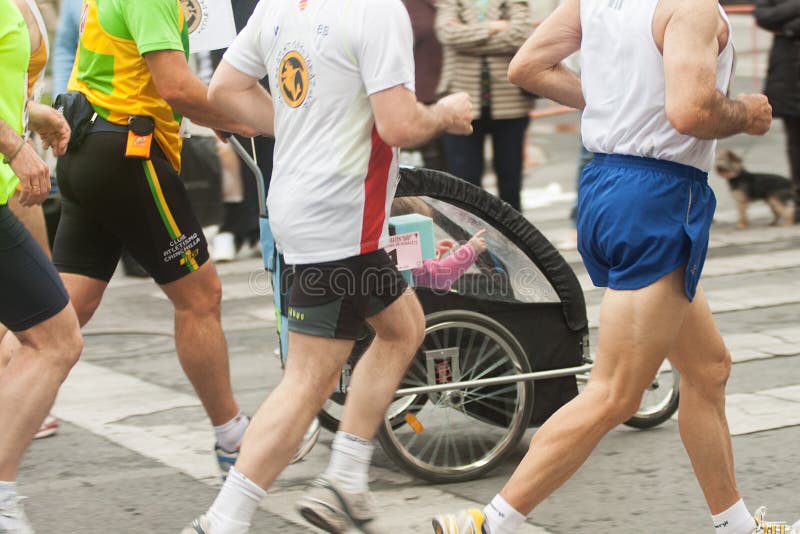 Baby runner editorial photography. Image of athletic - 28585347