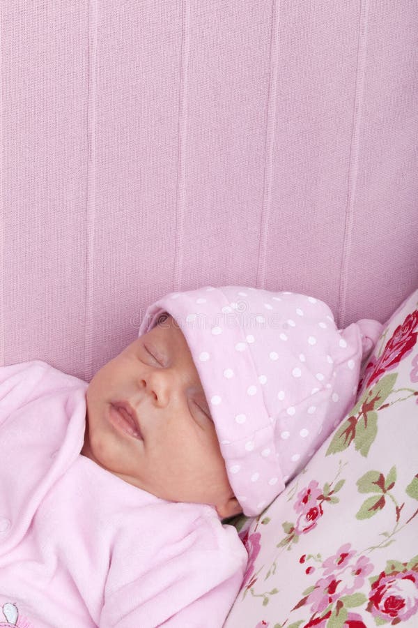 Baby s afternoon nap stock image. Image of infant, girl - 22485495