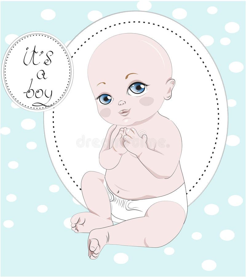 Bald Baby Stock Illustrations – 888 Bald Baby Stock Illustrations ...