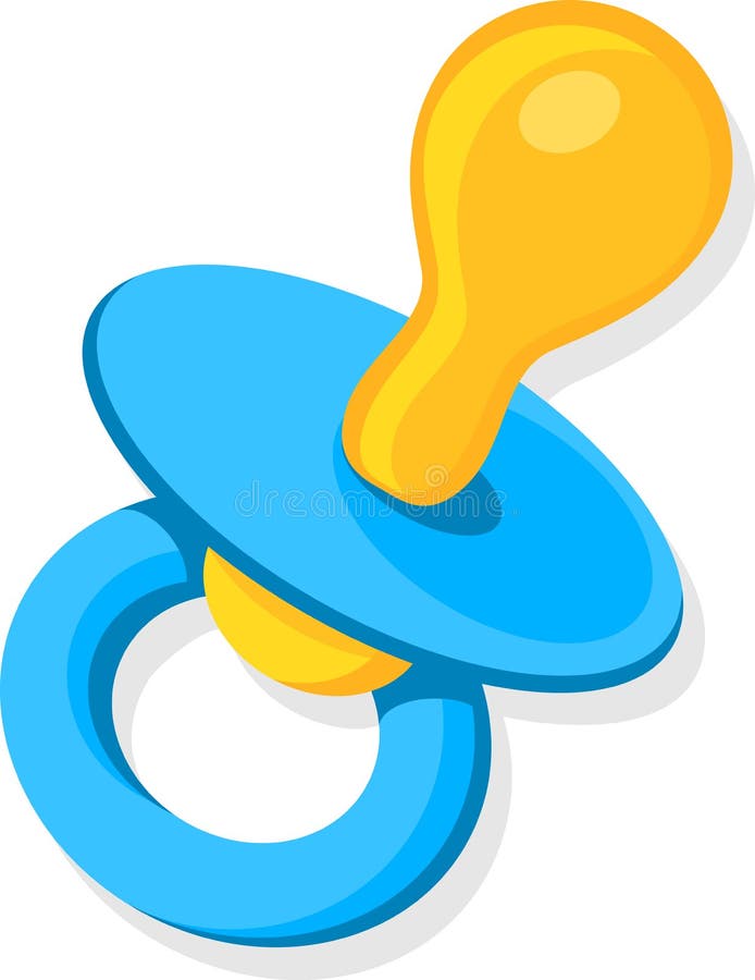 Baby s dummy stock vector. Illustration of child, plastic - 35178705