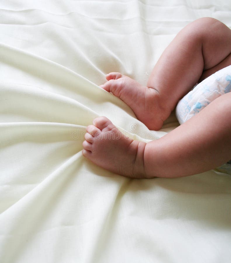 Baby s feet stock photo. Image of baby, barefeet, human - 730680