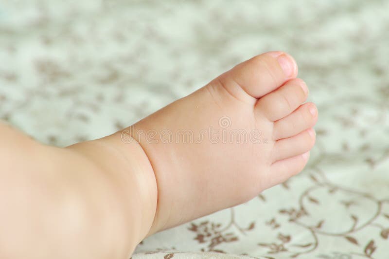 Baby s foot stock photo. Image of childhood, caucasian - 21280304
