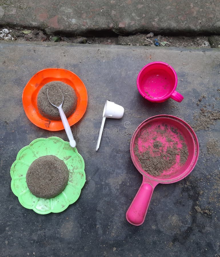 Baby& X27;s Playing Material. Kids Paly with Joy Stock Image - Image of ...