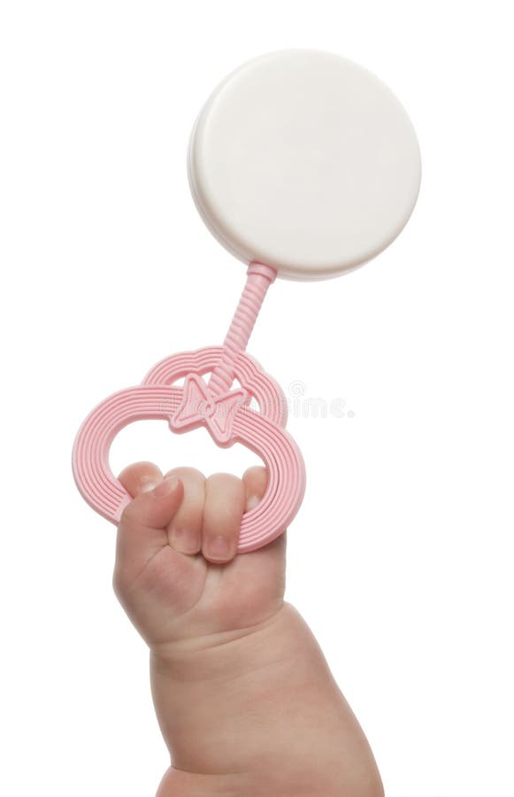 Baby s Rattle stock image. Image of innocence, playfull - 4618991