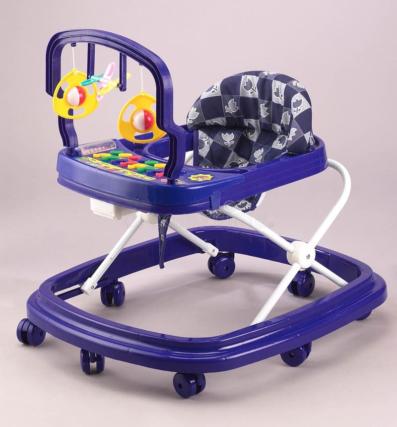Baby s walker stock image. Image of tyres, yellow, babies - 13670655