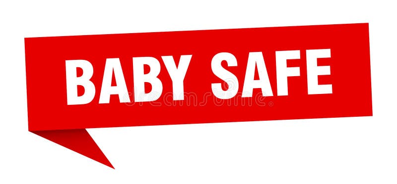 Baby Safe Banner. Baby Safe Speech Bubble Stock Vector - Illustration ...