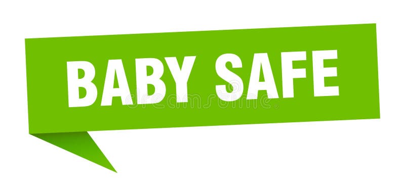 Baby Safe Banner. Baby Safe Speech Bubble Stock Vector - Illustration ...