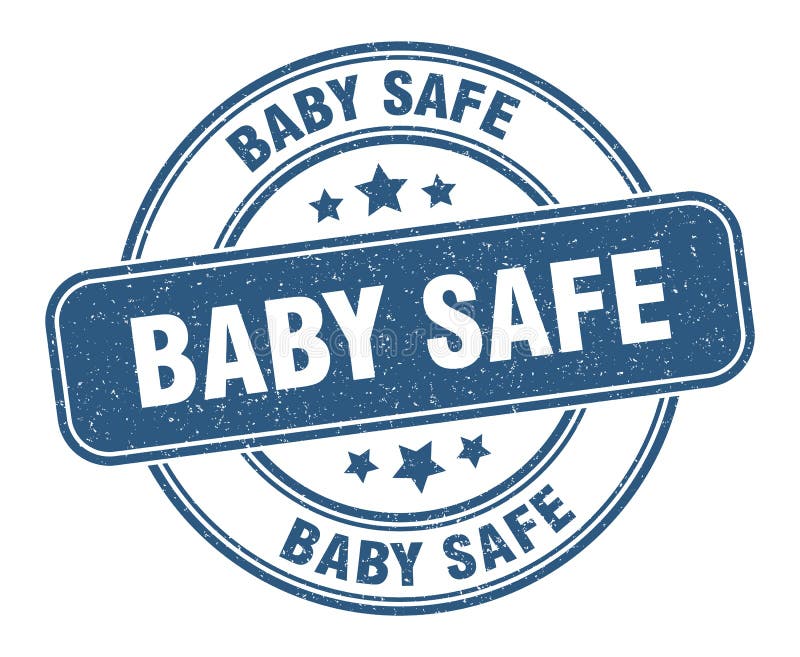 Baby Safe Stamp. Baby Safe Label. Round Grunge Sign Stock Vector ...