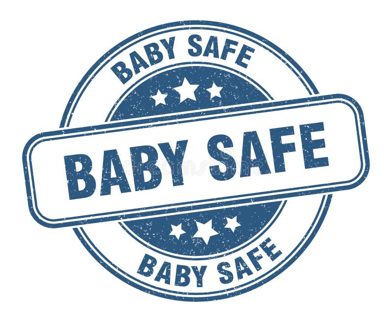 Baby Safe Stamp. Baby Safe Label. Round Grunge Sign Stock Vector ...