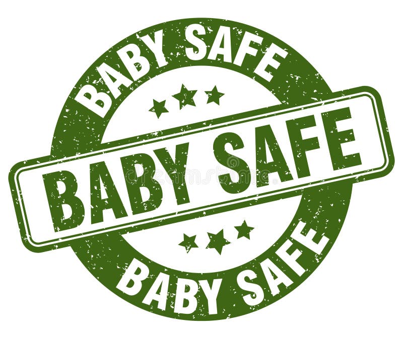 Baby Safe Stamp. Baby Safe Label. Round Grunge Sign Stock Vector ...