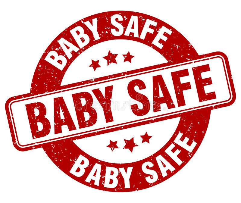 Baby Safe Stamp. Baby Safe Label. Round Grunge Sign Stock Vector ...