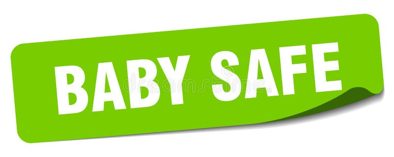 Baby Safe Sticker. Baby Safe Label Stock Vector - Illustration of ...