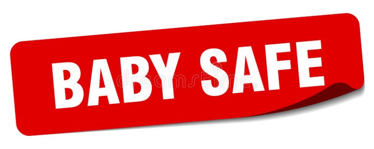 Baby Safe Sticker. Baby Safe Label Stock Vector - Illustration of ...