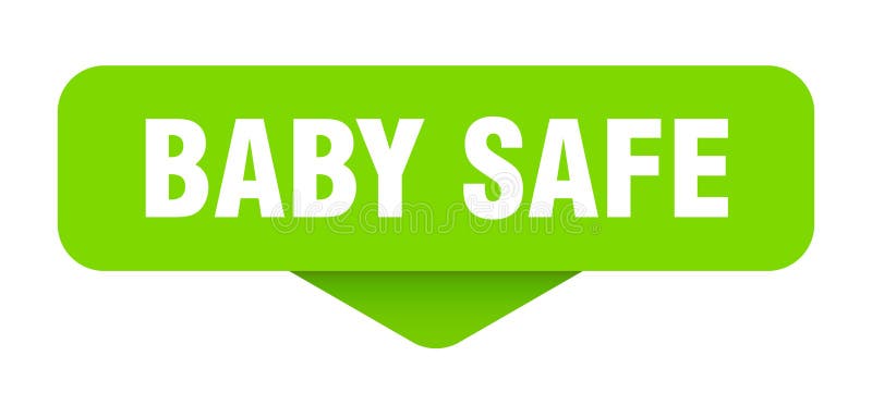 Baby Safe Sticker. Baby Safe Sign on Transparent Background Stock ...