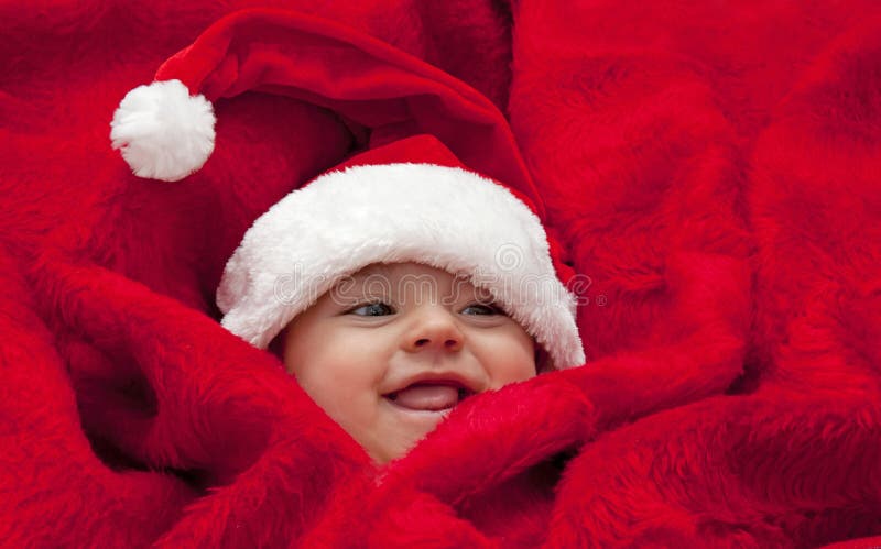 Baby Santa stock image. Image of baby, boys, holiday - 22456193
