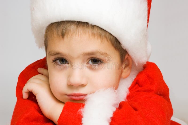 Baby Santa stock image. Image of santa, beauty, holiday - 3821717