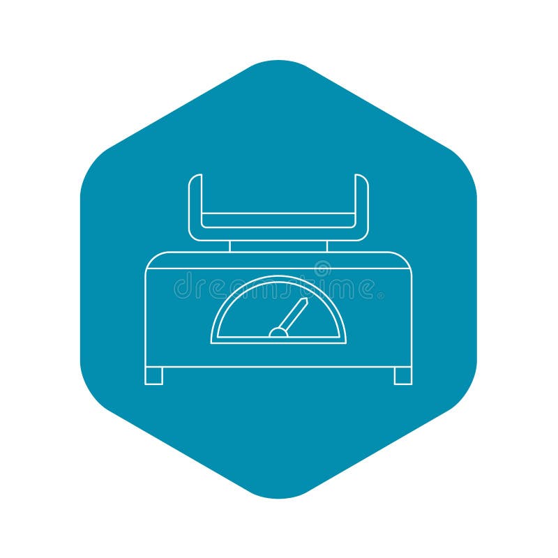 Baby Scale Icon, Outline Style Stock Vector - Illustration of ...