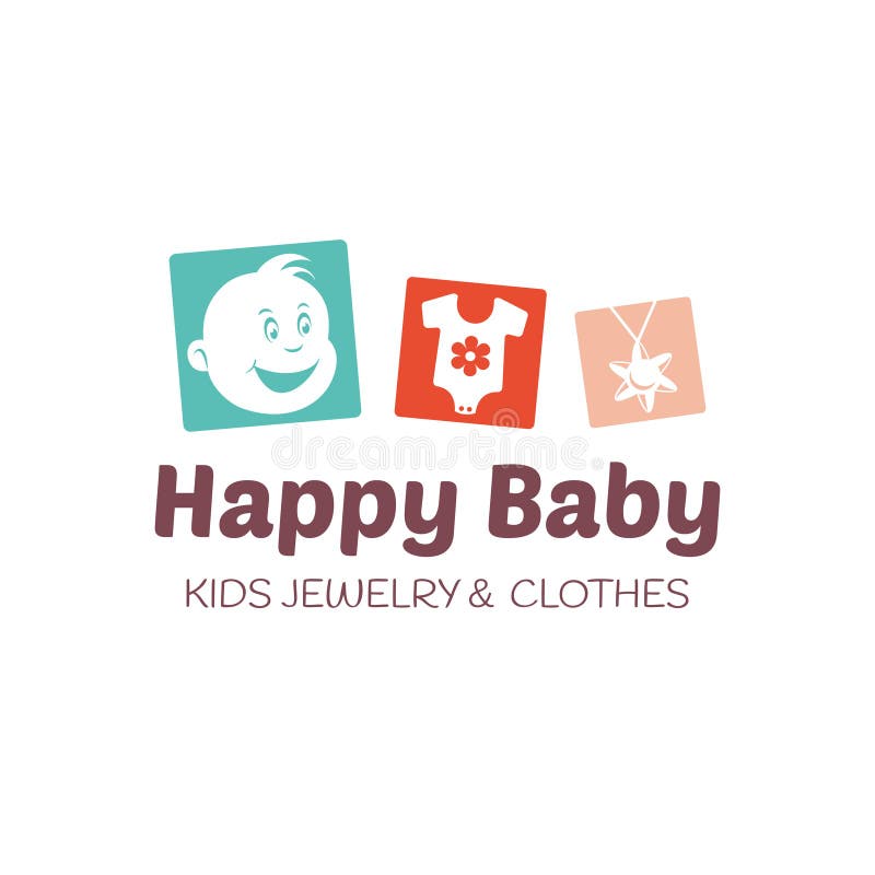 Baby Logo Vector Template for Nanny Agency Stock Vector - Illustration ...