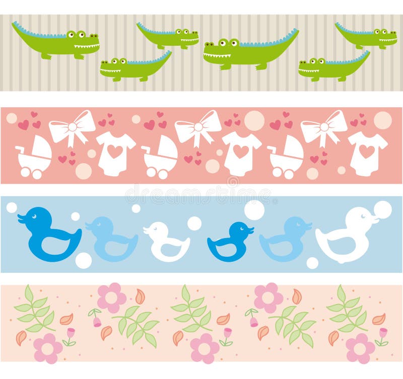 Animal headers stock vector. Illustration of cards, colored - 24164383