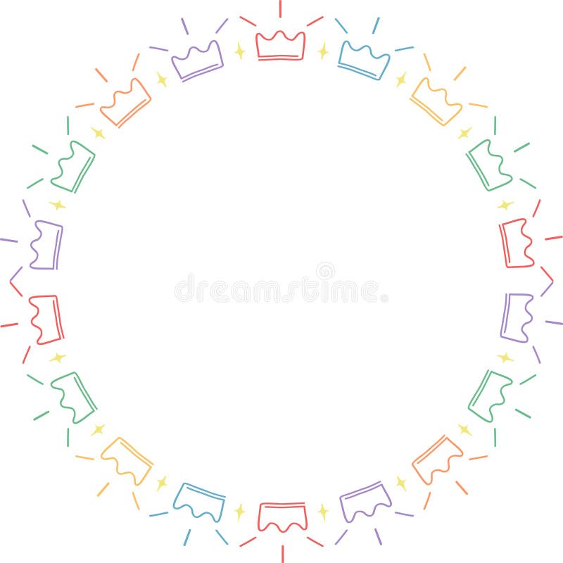 Queen Crown Border Frame Stock Illustrations – 1,083 Queen Crown Border ...