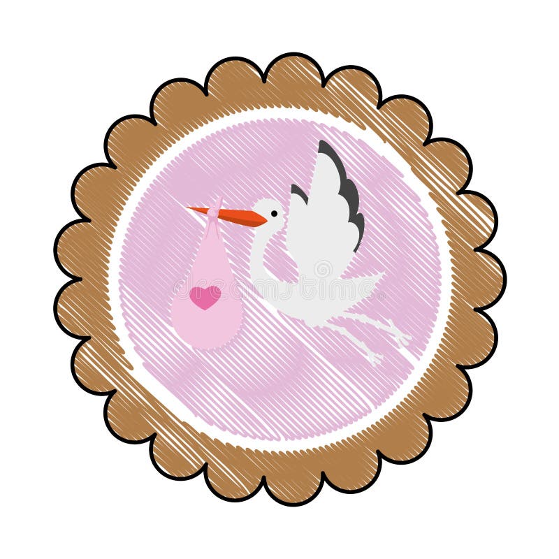 Baby shower icon image stock illustration. Illustration of funny - 82938669