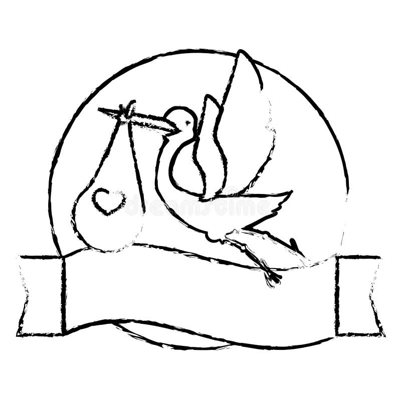 Baby shower icon image stock illustration. Illustration of newborn ...