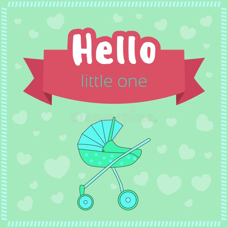 Baby shower card stock vector. Illustration of family - 67013801
