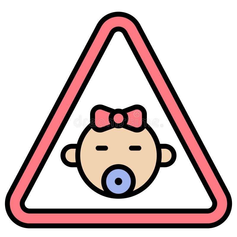 Baby Sign Icon, Sign and Symbol Vector Stock Vector - Illustration of ...