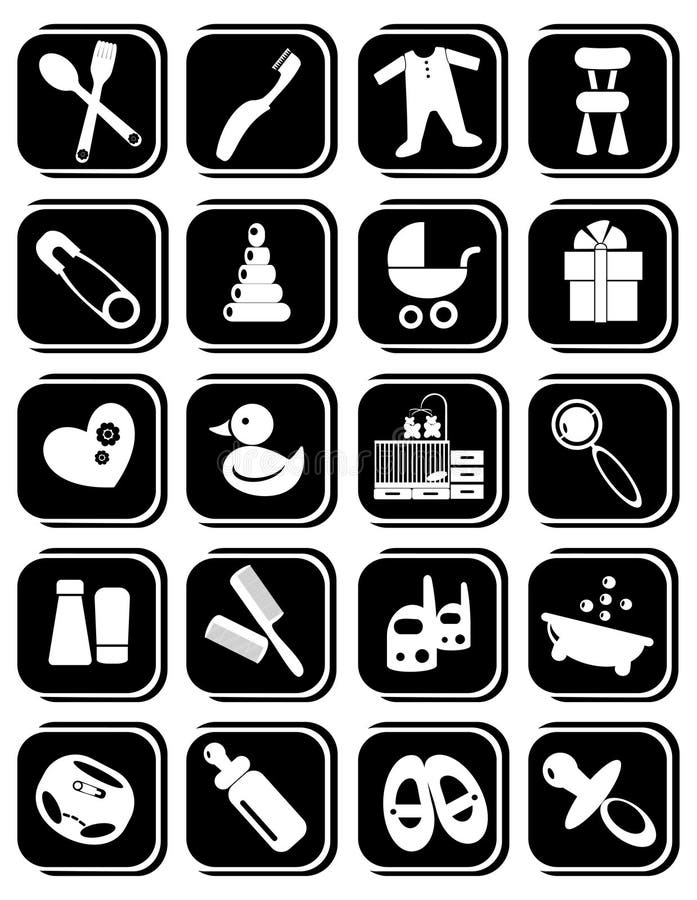 Baby signs. Vector stock vector. Illustration of food - 16216710