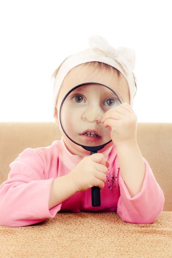 Baby Sitting Table Magnifying Glass Stock Photos - Free & Royalty-Free ...