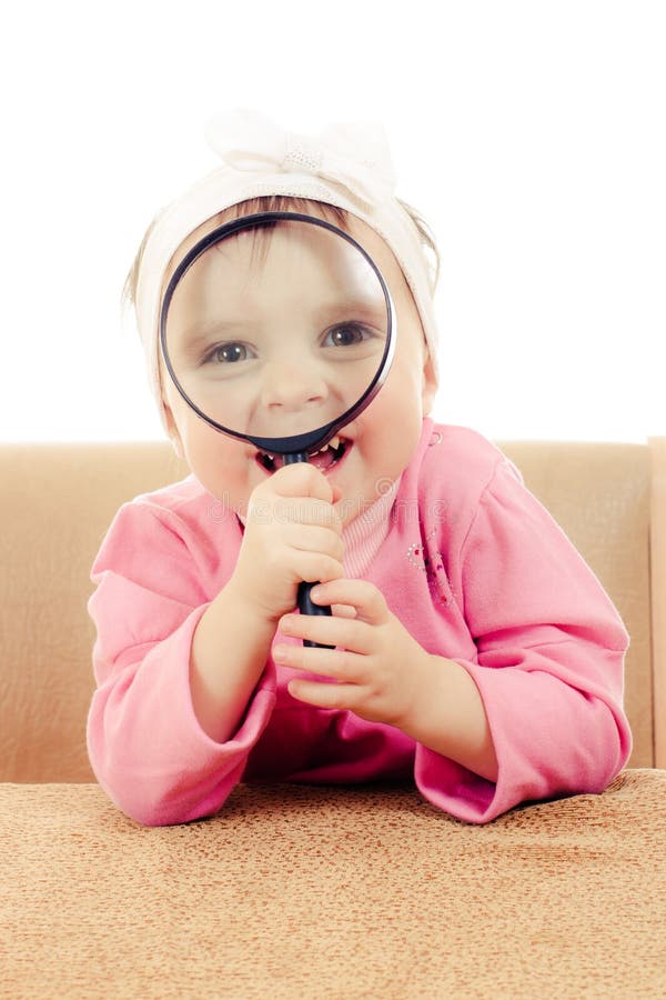Baby Sitting Table Magnifying Glass Stock Photos - Free & Royalty-Free ...