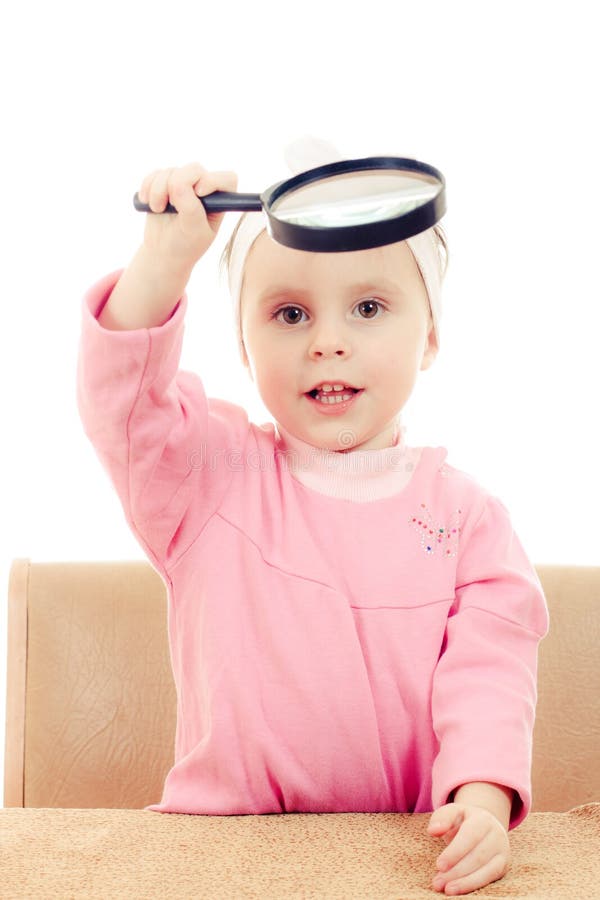Baby Sitting Table Magnifying Glass Stock Photos - Free & Royalty-Free ...