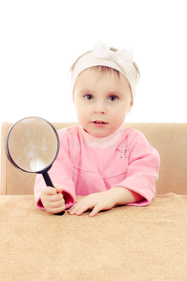 Baby Sitting Table Magnifying Glass Stock Photos - Free & Royalty-Free ...