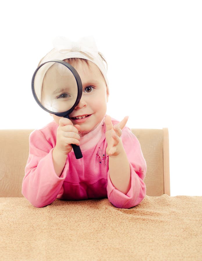 Baby Sitting Table Magnifying Glass Stock Photos - Free & Royalty-Free ...