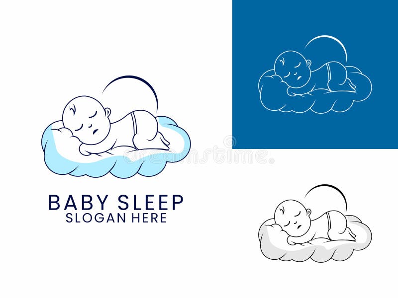 Baby Sleep Logo Stock Illustrations – 5,622 Baby Sleep Logo Stock ...