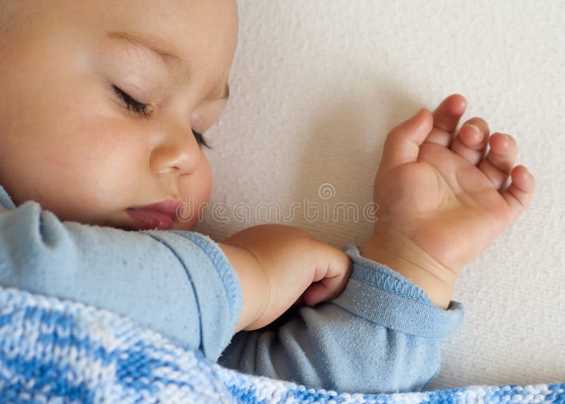 Baby sleeping stock image. Image of asleep, peaceful - 27722599