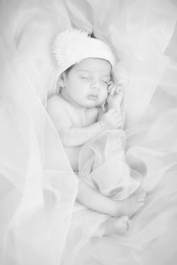 Baby sleeping in peace stock image. Image of adorable - 175962949