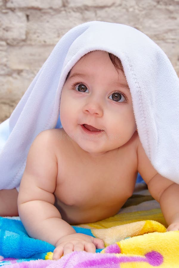 Baby smile stock photo. Image of beautiful, face, body - 12744924