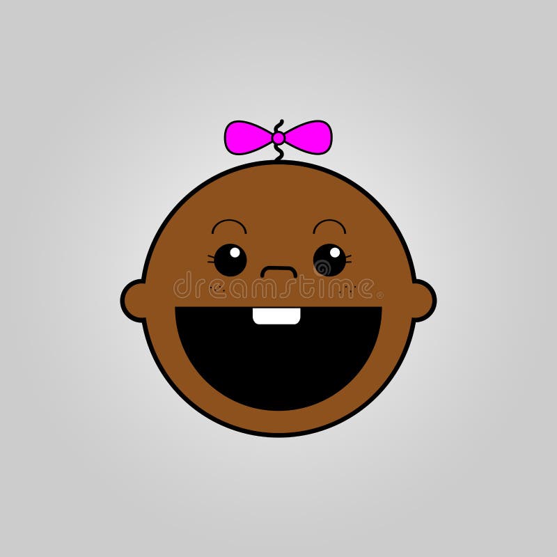 Baby Smile Icon in Trendy Design Style. Baby Smile Icon Isolated on ...