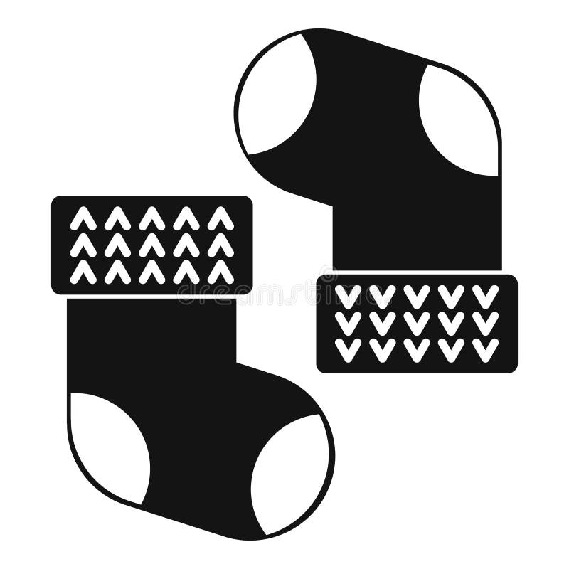 Baby Socks Icon, Simple Style Stock Vector - Illustration of insole ...