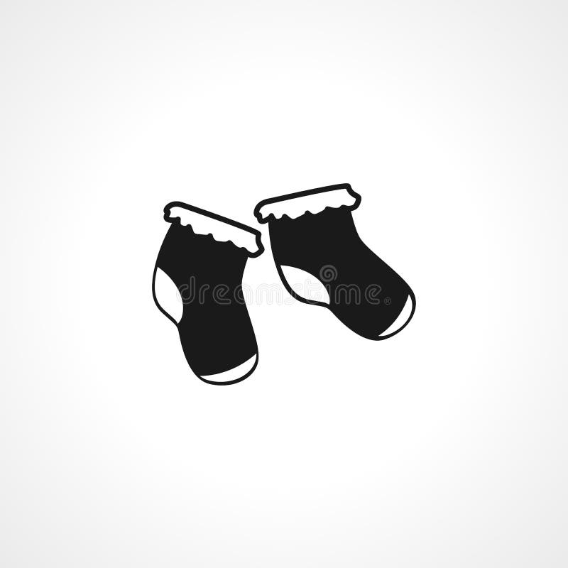 Baby Socks Icon. Socks Vector Icon. Socks Isolated Icon Stock Vector ...