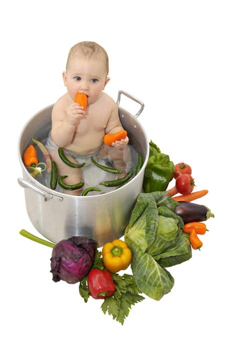 Baby soup stock image. Image of ingredients, infant, cute - 16524243