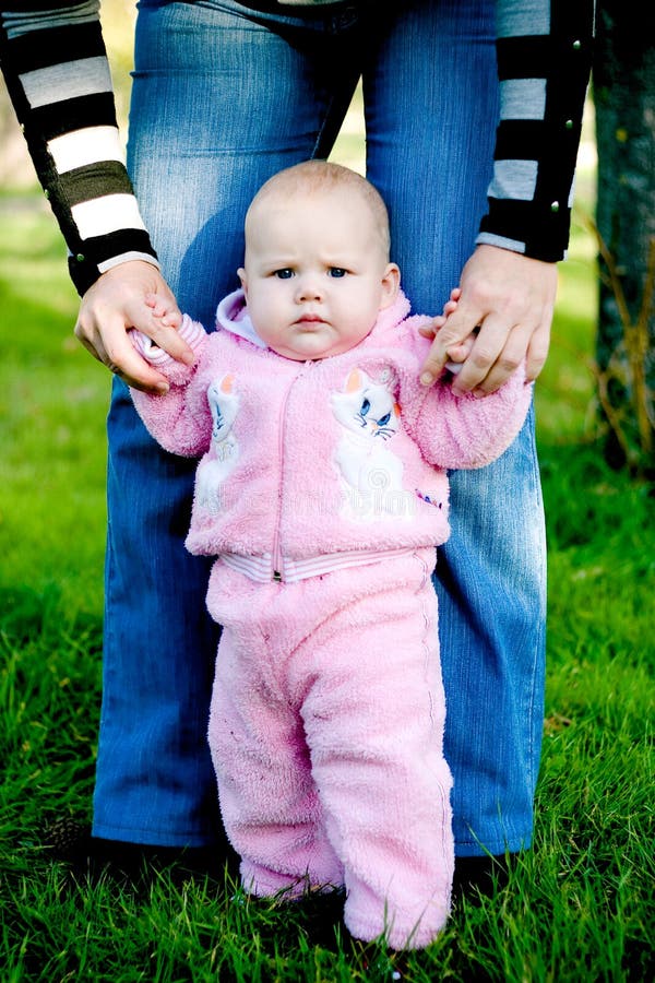 Baby standing stock photo. Image of females, beauty, outdoors - 3581444