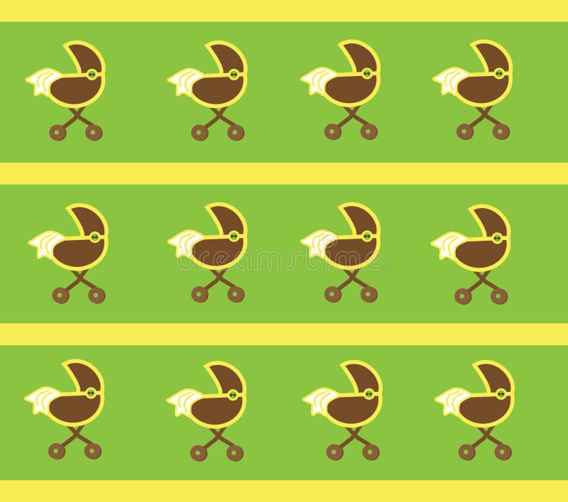 Baby Stroller Background stock vector. Illustration of invitation ...