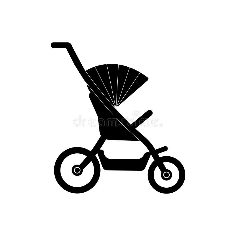 Baby stroller icon design stock vector. Illustration of isolated ...