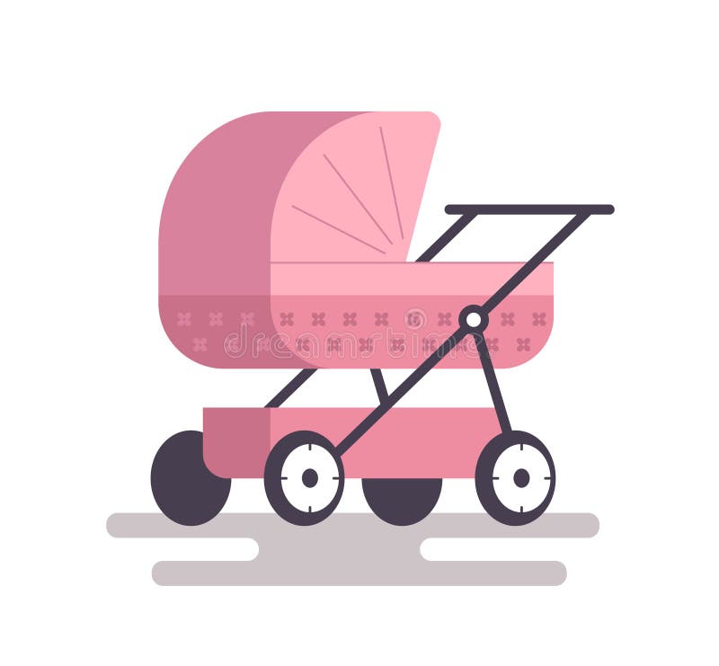 Baby stroller stock illustration. Illustration of carrying - 27781071