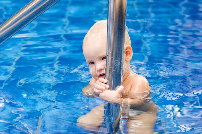Baby study to swim stock photo. Image of activity, child - 57777372
